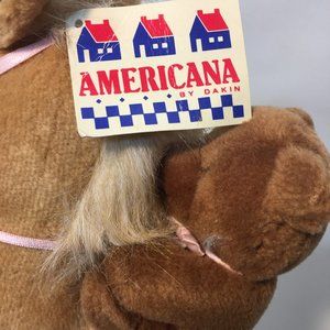 Dakine | Toys | Vintage Dakin Plush Rocking Horse Friend Bear | Poshmark
